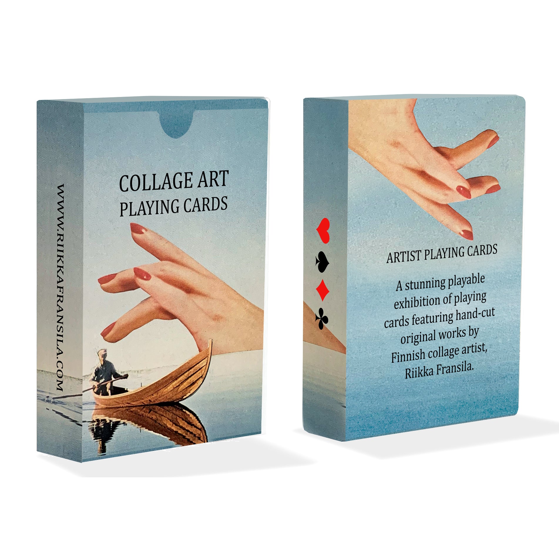 Artist Playing Cards – Riikka Fransila Collage art